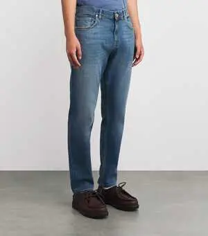 Eleventy Straight Leg Jeans - Blue