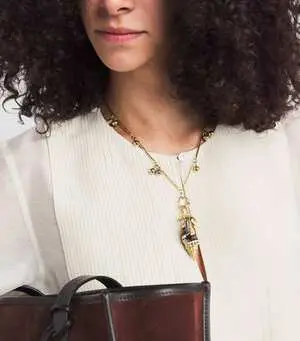 Tory Burch Linen-silk Pleated Midi Kaftan - Ivory