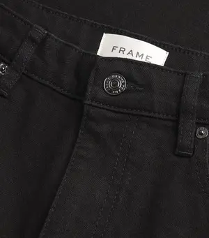 FRAME The Pixie Arrow Bootcut Jeans - Black