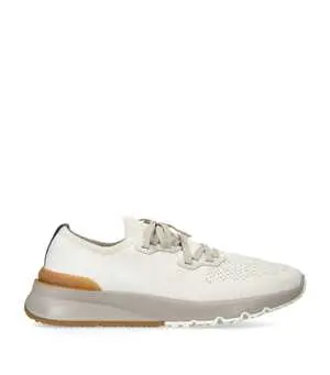 Brunello Cucinelli Knitted Sneakers - Beige