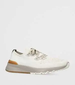 Brunello Cucinelli Knitted Sneakers - Beige
