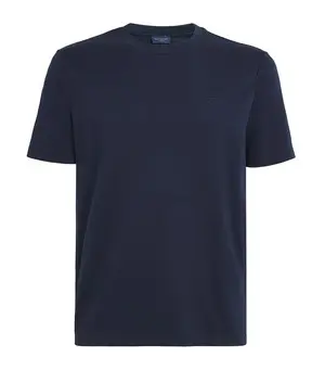 Paul & Shark Supima Cotton Embroidered Fin T-shirt