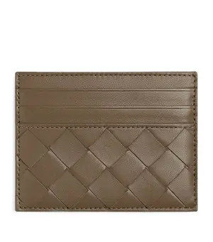 Bottega Veneta Leather Intrecciato Card Holder
