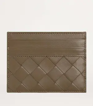 Bottega Veneta Leather Intrecciato Card Holder