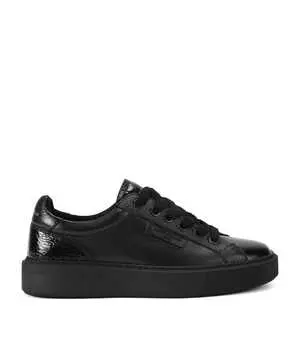 Kurt Geiger Leather Albion Sneakers - Black