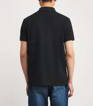 Polo Ralph Lauren Cotton Mesh Slim-fit Polo Shirt - Black