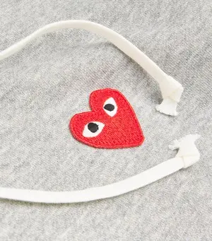 Play Comme Des Garcon Zip-up Heart Hoodie