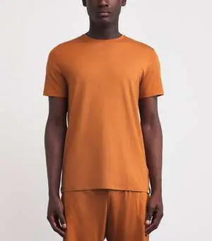 Derek Rose Micro Modal Basel T-shirt - Brown