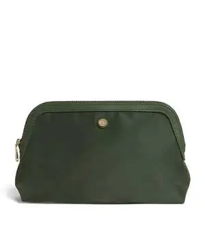 Harrods Large Nylon Pouch - Green