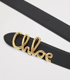 Chloé Iconic Calfskin Belt - Black