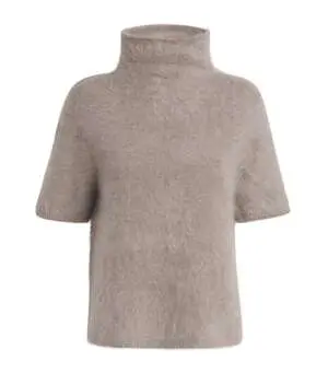 Soft Goat Drop Shoulder Sweaters For Women