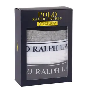 Polo Ralph Lauren Logo Boxers - White