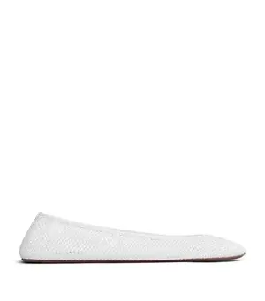 Alaïa Mesh Slip-on Ballet Flats