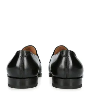 John Lobb Leather Lopez Loafers - Black