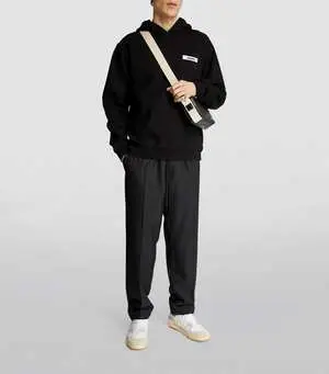 Jacquemus Grosgrain Logo Hoodie - Black