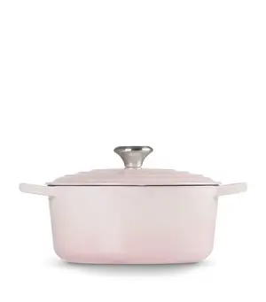 LE CREUSET Cast Iron Round Casserole Dish - Blue