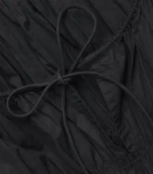 DÔEN Organic Cotton Quinn Midi Dress - Black
