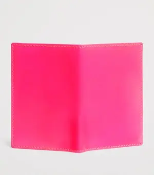Comme Des Garçons Leather Super Fluo Cardholder