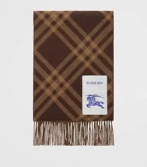 Burberry Cashmere Check Scarf