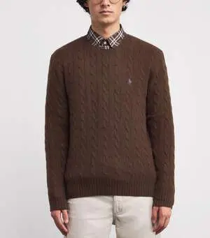 Polo Ralph Lauren Wool-cashmere Cable-knit Sweater