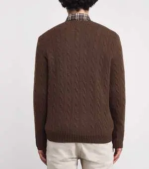 Polo Ralph Lauren Wool-cashmere Cable-knit Sweater