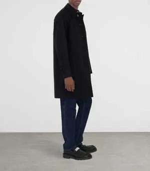 Burberry Mid-length Camden Heritage Car Coat - Black
