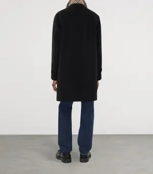 Burberry Mid-length Camden Heritage Car Coat - Black