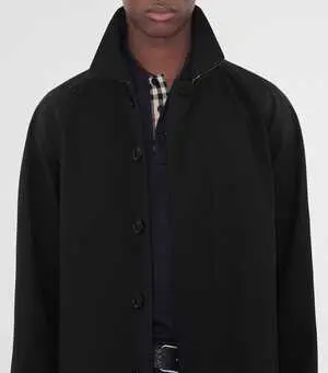 Burberry Mid-length Camden Heritage Car Coat - Black