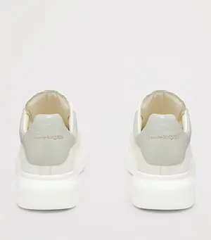 Alexander McQueen Leather Oversized Sneakers - White