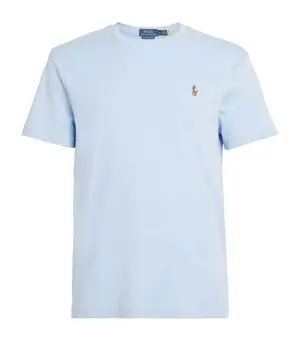 Polo Ralph Lauren Pima Cotton Polo Pony T-shirt - Blue