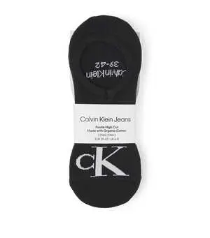 Calvin Klein High-cut Footie Socks - Black