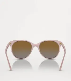 VOGUE Acetate Round Sunglasses - Pink