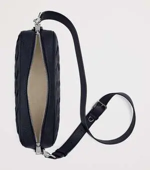 Bottega Veneta Leather Intrecciato Camera Bag - Blue