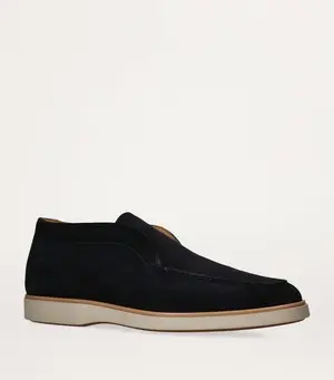 Magnanni Suede Paraiso Loafers - Navy