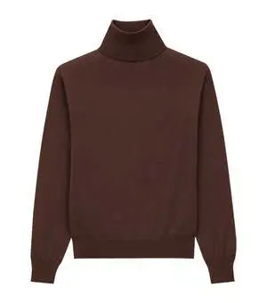 Saint Laurent Cashmere-wool-silk Rollneck