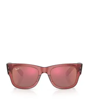 Ray-ban Mega Wayfarer Sunglasses - Pink