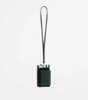 Balenciaga Calfskin Passport Phone Holder - Green