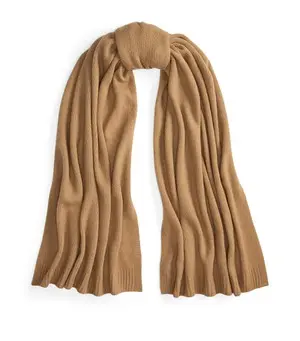 Ralph Lauren Cashmere-blend Jersey Scarf - Beige