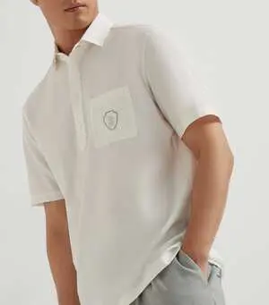 Brunello Cucinelli Virgin Wool Polo Shirt