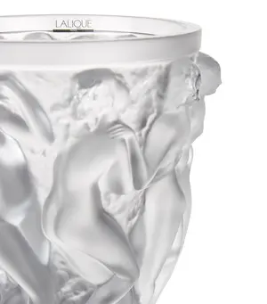 Lalique Crystal Bacchantes Vase - Clear