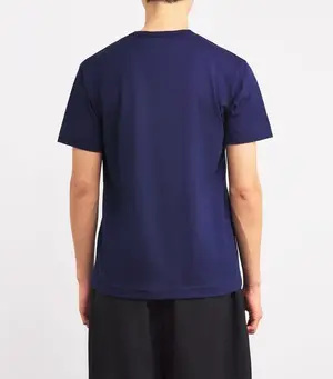 Play Comme Des Garcon Heart Logo T-shirt - Navy