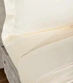 CELSO DE LEMOS Bourdon King Duvet Cover - Ivory