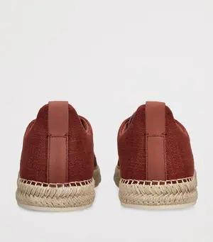 Zegna Canvas Triple Stitch Espadrilles