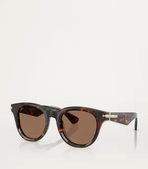Burberry Acetate Round Sunglasses