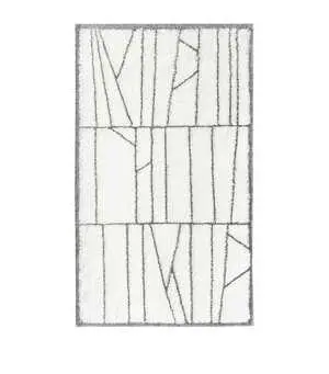 GRACCIOZA Modest Bath Mat - Silver