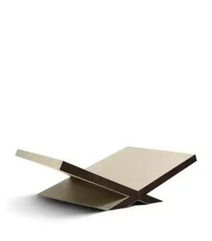 Assouline Walnut-leather Ultimate Culture Bookstand - Neutral