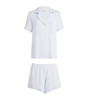 Eberjey Gisele Short Pyjama Set - Blue