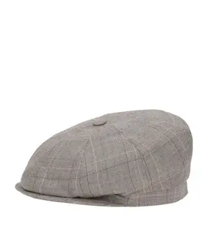 Borsalino Wool Cesare Flat Cap - Grey