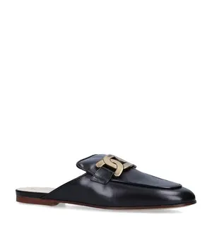 TOD'S Leather Slippers
