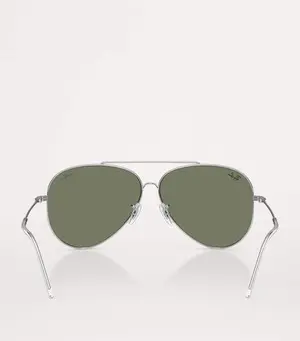 Ray-ban X Lenny Kravitz Aviator Sunglasses - Silver